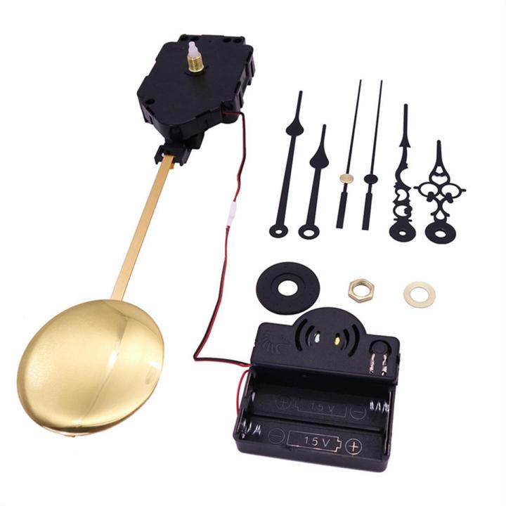 DIY Hours Minutes Seconds Metal Pendulum Swing Movement Set 16 Music ...