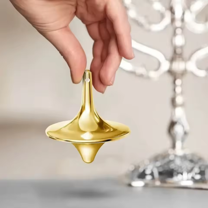 1 Pcs Stainless Metal Gyro Spinner Spinning toy Inception Stress ...