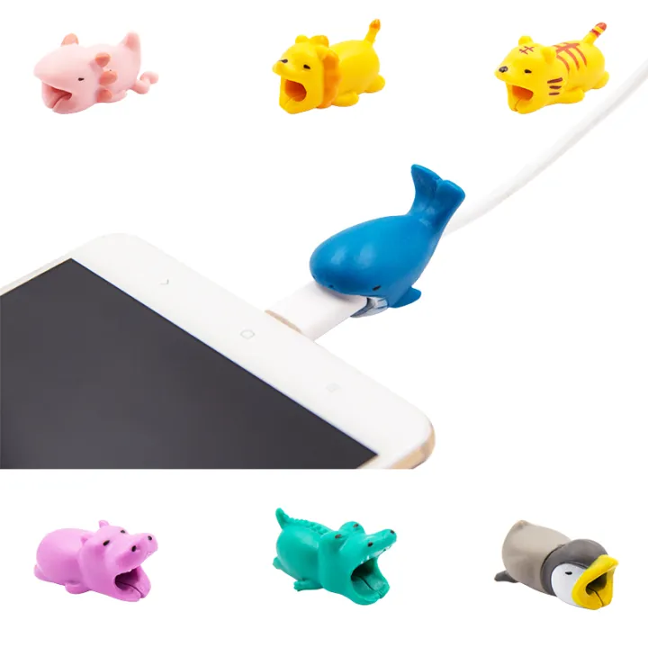 Usb Cable Bite Animal Protect Organizer Wire Protector Winder For 11 12 ...