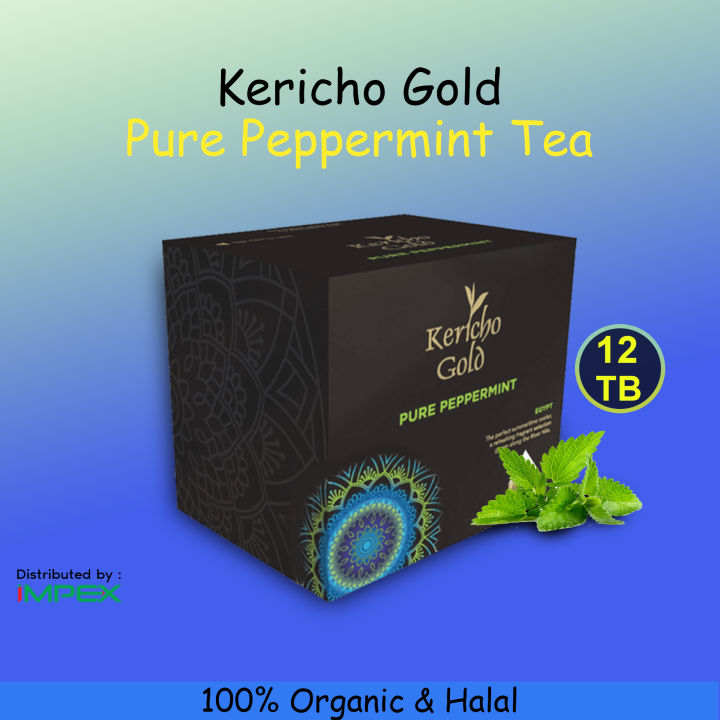 Kericho Gold Pure Peppermint Luxury Pyramid Tea - Pure Peppermint Tea ...