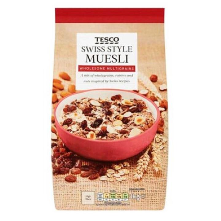 Tesco Swiss Style Muesli Wholesome Multigrains Uk-1Kg | Daraz.com.bd