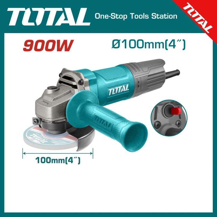 4" Angle grinder 900W TOTAL-TG10910056 | Daraz.com.bd