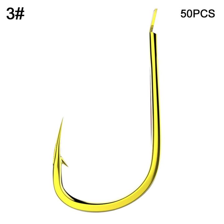 50pcs High Carbon Steel High-carbon Steel fishhook new Wide Gap Wacky ...