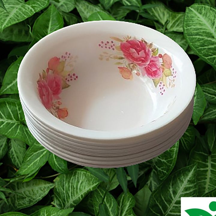 Melamine Soup Bowl/Bati 6 Pcs Set 5.8" Round Multi Design Print (Hard ...