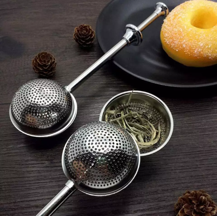 food grade stainless steel Stick Pipe long handle tea pot Filter ...