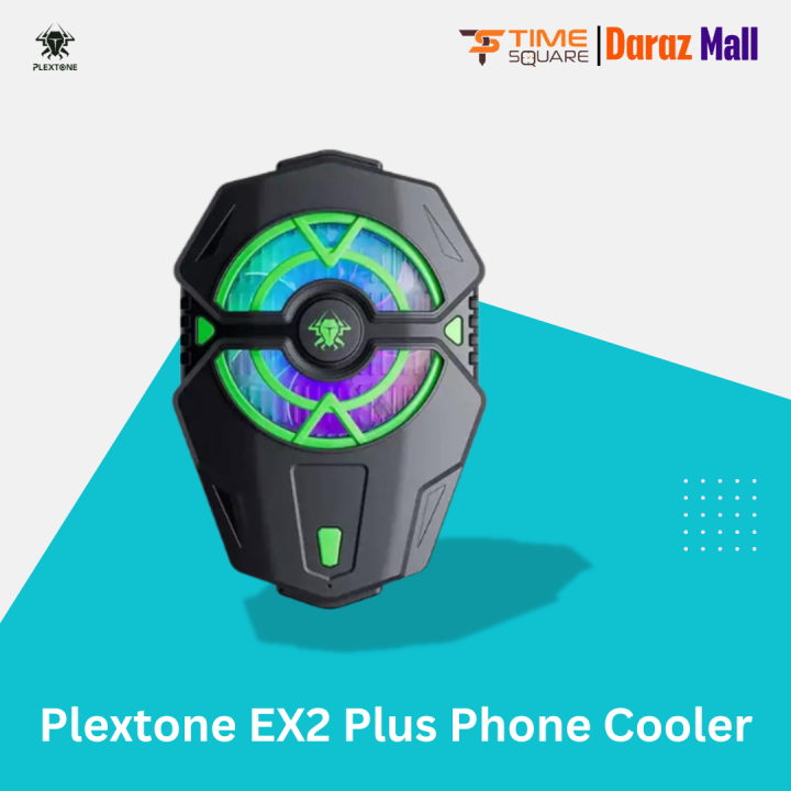 Plextone EX2 Plus RGB Magnetic Radiator Phone Cooler- Time Square ...