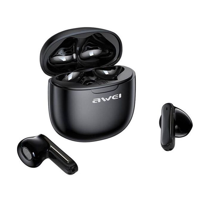 AWEI T68 Bluetooth 5.3 True Wireless Sports Earbuds - Black | Daraz.com.bd