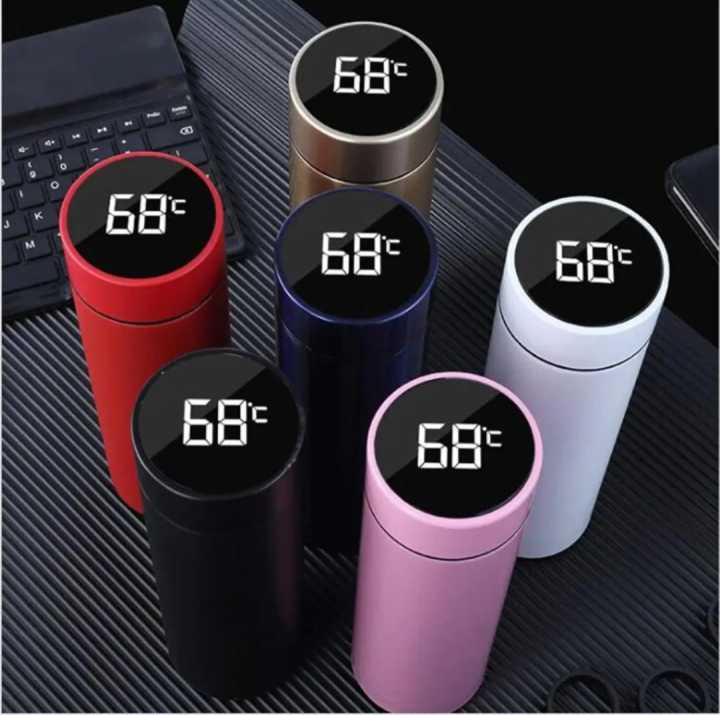 Smart Thermos Flask with Led Temperature Display In Touch | Daraz.com.bd