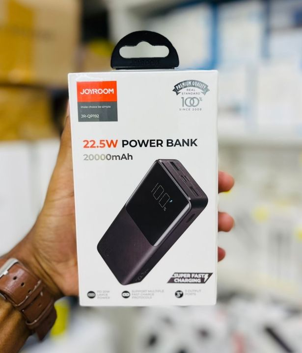 Joyroom JR-QP192 20000mAh 22.5W Fast Charging Power Bank | Daraz.com.bd
