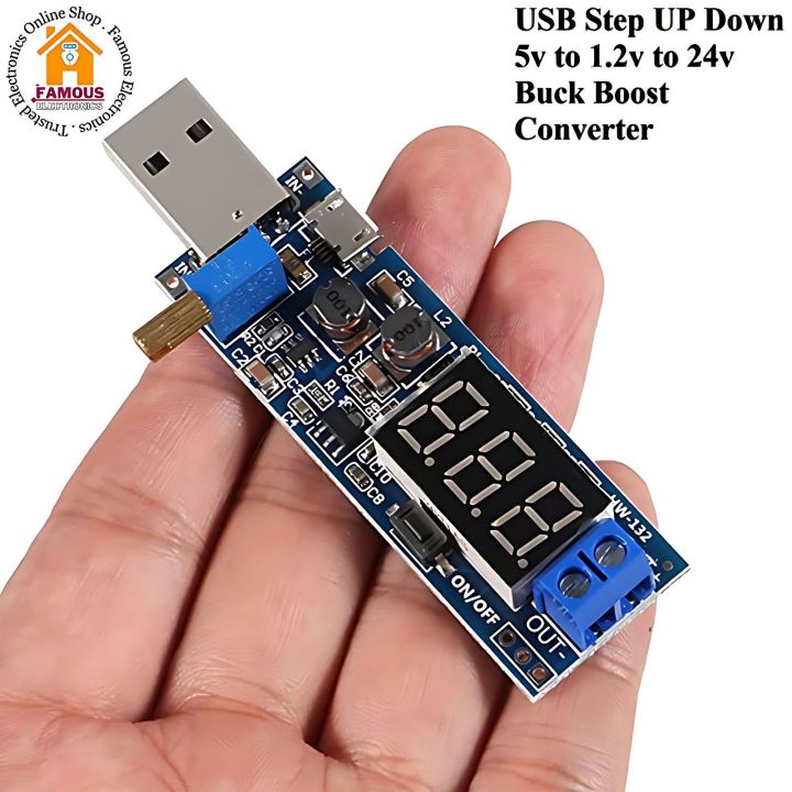 USB Step UP Down 5v to 1.2v to 24v Buck Boost Converter | Daraz.com.bd