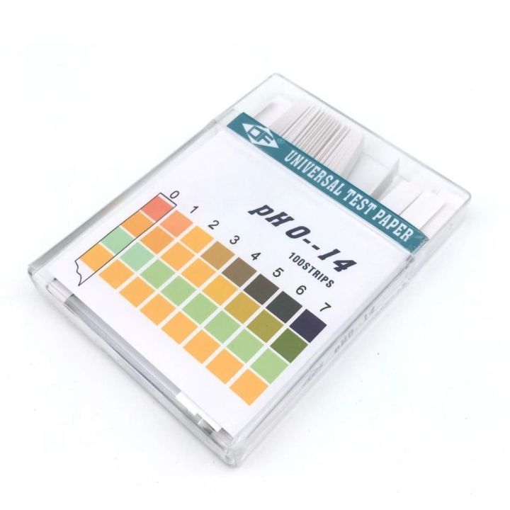 100 Strips Multi-purpose PH Value 0-14 PH Test Paper Litmus Testing Kit ...