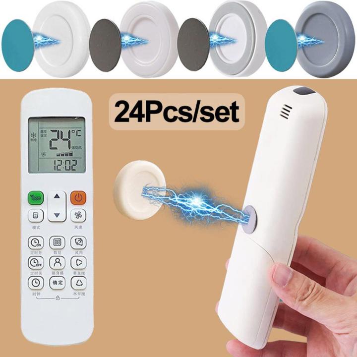 24Pcs Magnetic Hooks Wall Mounted Remote Control Magnet Holder Keys ...