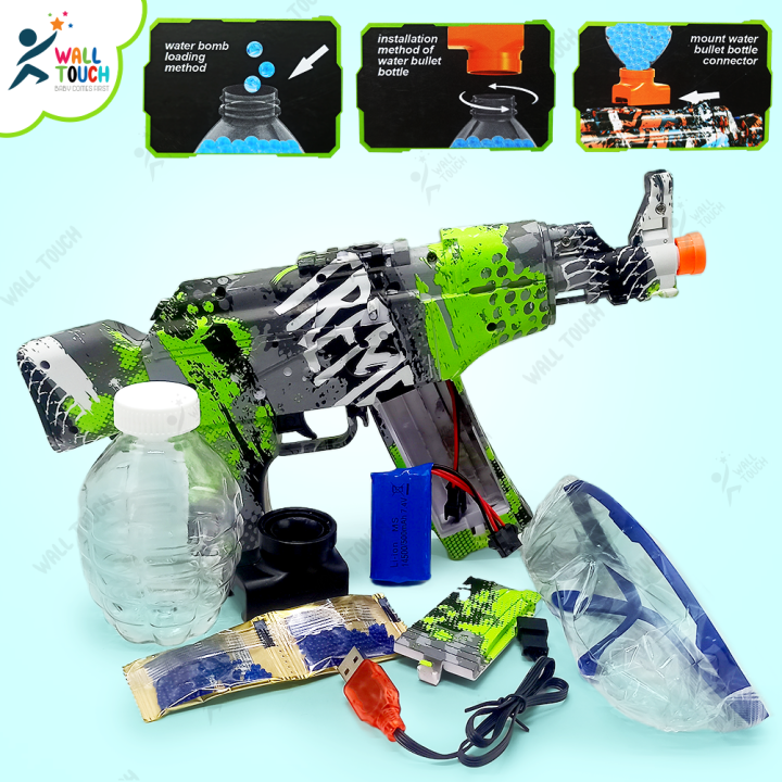 Electric Gel Ball Blaster AEG AKM-47 Splatter Ball Blaster for Splat ...