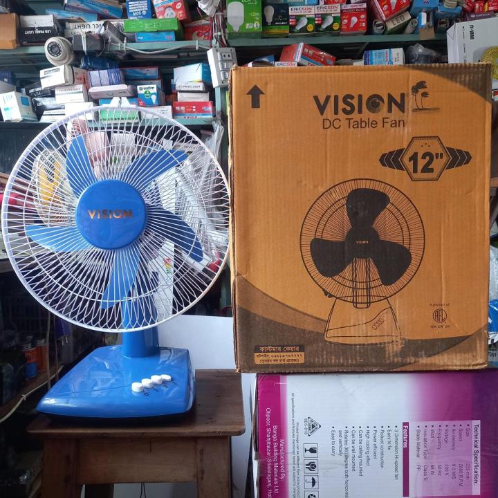 VISION DC Table Fan 12"RFL6 | Daraz.com.bd