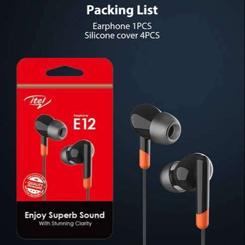 Itel E12 Earphone High quality( Original ) | Daraz.com.bd