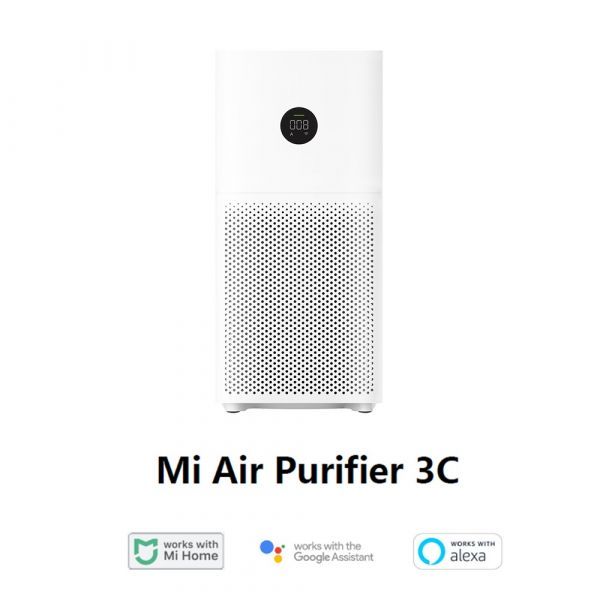 Mi Air Purifier 3C LED Display True HEPA filter - White | Daraz.com.bd