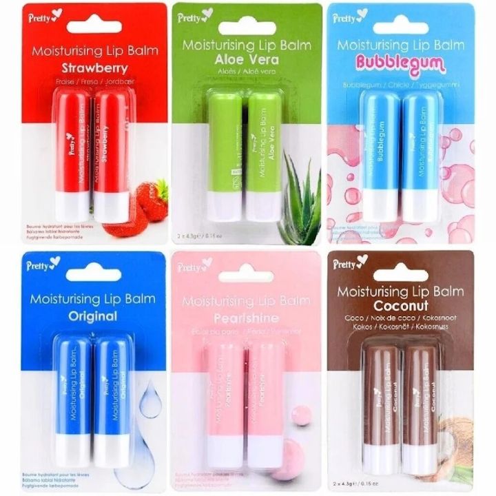 Pretty Moisturising Lip Balm – Mixed | Daraz.com.bd