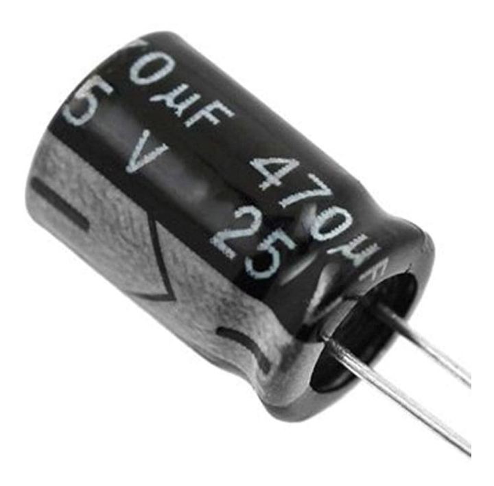 470uF 25V 105°C Electrolytic Capacitors (2Pcs) | Daraz.com.bd