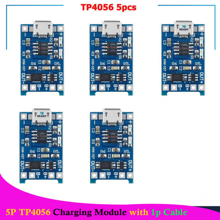Tp4056 1A Battery Charging Module With Protection-Micro B Usb - Solar ...