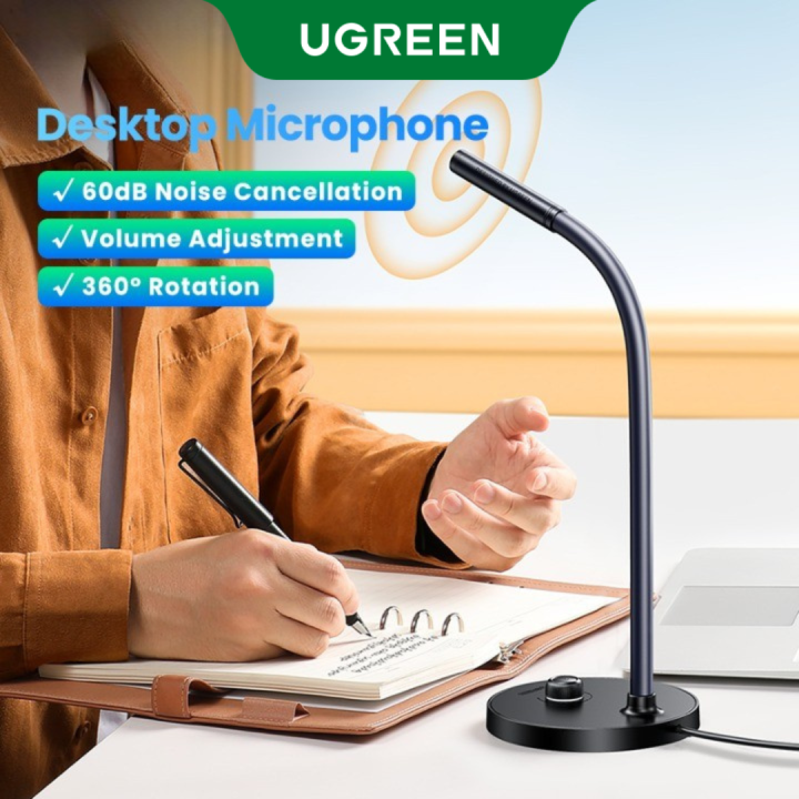 UGREEN USB Microphone Desktop Computer PC Mic for YouTube Streaming, Podcasting, Gaming Mic for ...