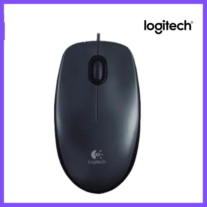 Logitech M90 Wired USB Mouse, 1000 DPI Optical Tracking, Ambidextrous ...