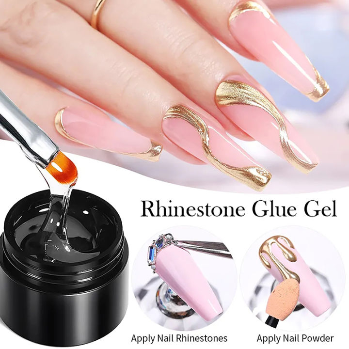 10ml Solid Nail Tips Gel Glue Clear Soak Off Uv Led Nails Tips ...