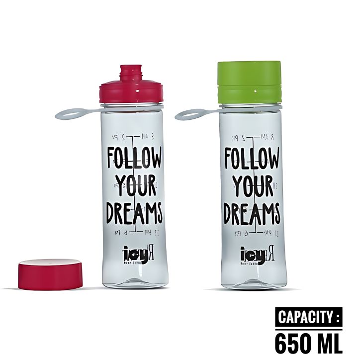 RFL Icy Classic Water Bottle 650 ml - Plastic Water Bottle ...