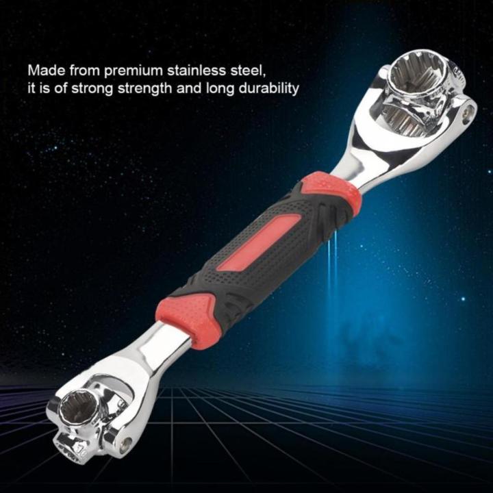 Universal 360 Degree 48 in 1 Socket Steel Tiger Wrench with Spline ...