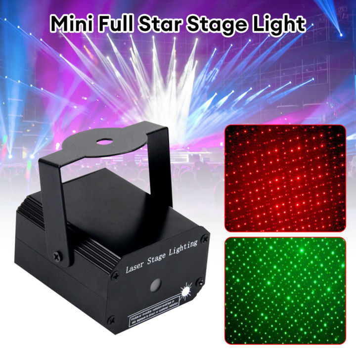 【Unbeatable Prices】 Portable Mini 2in1 LED Stage Light DJ Disco Light ...