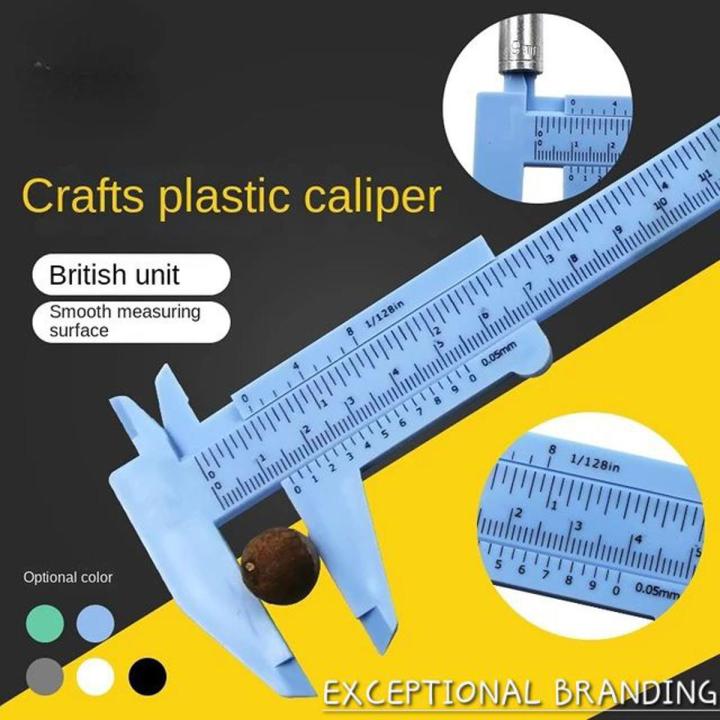 0-150mm Plastic Measuring Vernier Caliper Tattoo Caliper Ruler Gauge ...