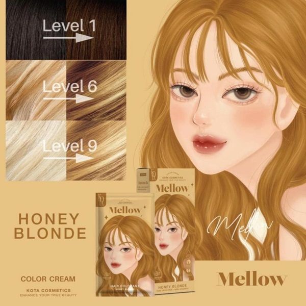 Kota Cosmetics Hair Color Hair Dye Color Cream Mellow | Daraz.com.bd