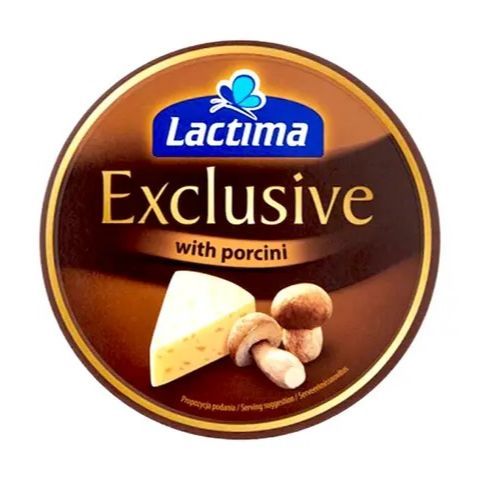 Lactima Exclusive with Porcini Processed Cheese Spread Portions 140g ...