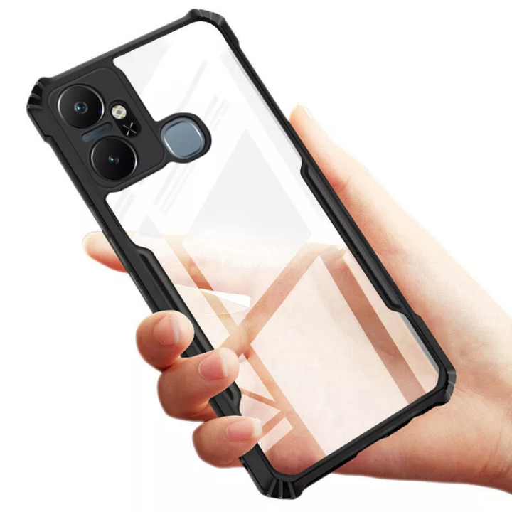 For Infinix Smart 6 Plus Back Cover Edge-Reinforced Shockproof Cushion ...