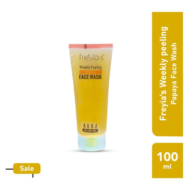 Freyias Weekly Peeling Papaya Facewash -100 ml | Daraz.com.bd
