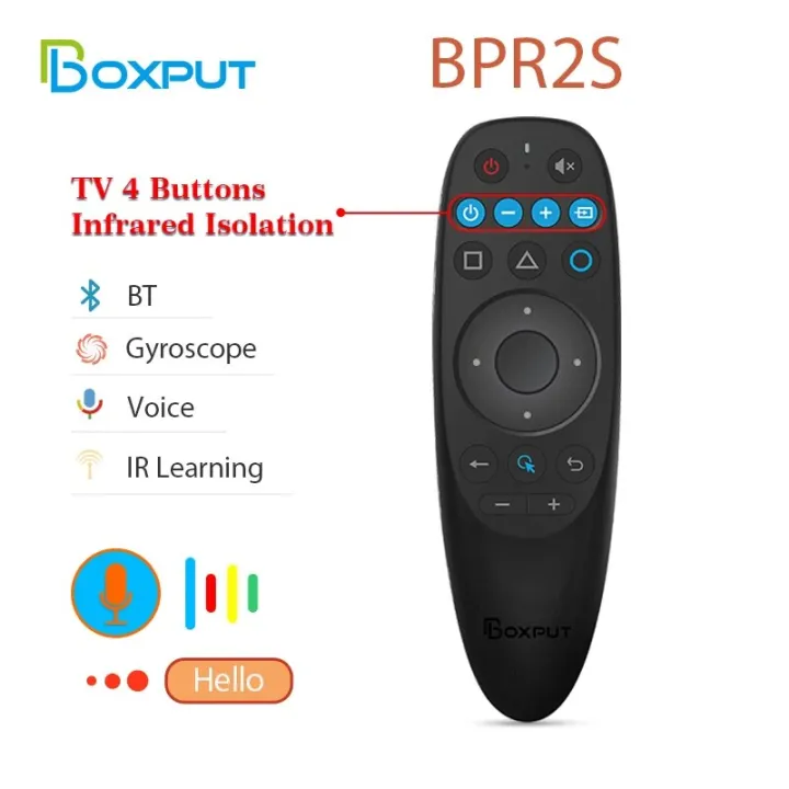 BPR2S BT Air Mouse Voice IR learning Function TV 4 keys IR ...