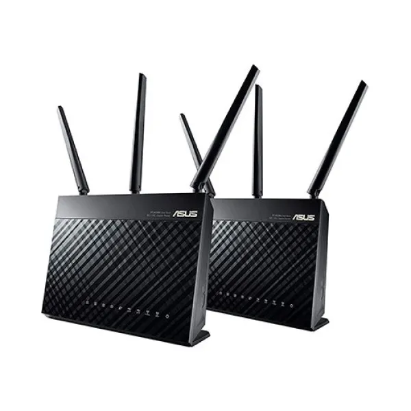 Asus RT-AC68U AC1900 Mbps 3G/4G & Gigabit Dual-Band Wi-Fi System (2 ...