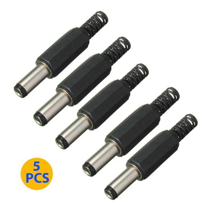 Barrel Plug Size Chart 2.5mm X 5.5mm Straght DC Male Power Plug To ...
