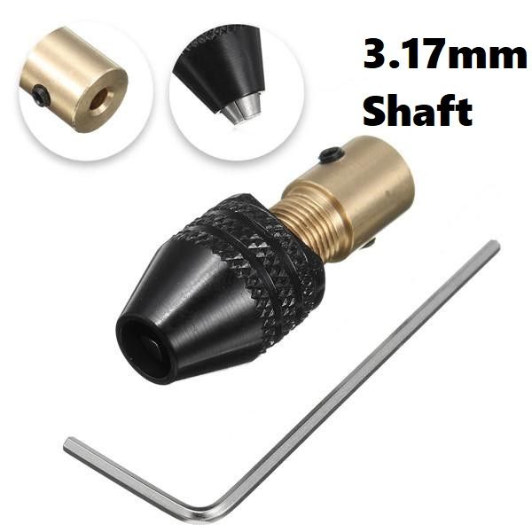 Universal Mini Drill Chucks Set Three Jaw 0.3-3.5mm Electric Motor 3 ...