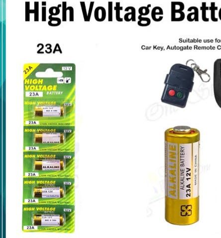 1PCS Wireless Door Bell battery 12V GP 23A High Voltage Alkaline ...