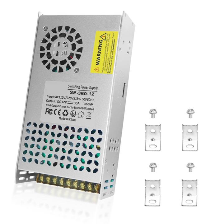 Converter Switch 12V 30A 360W AC to DC Converter Switching Supply ...