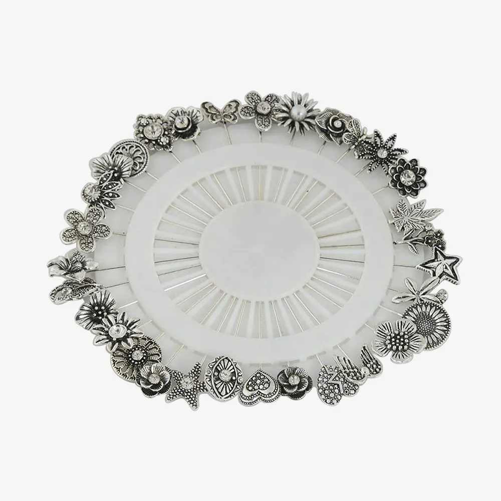 Metal Hijab Pin for Women - 10 Pieces | Daraz.com.bd