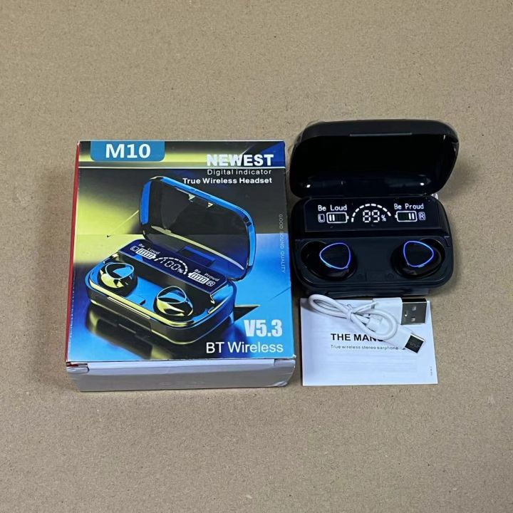 Hotsale M10 TWS Earphones Headphones Wireless BT Headsets Charging Box with Mic Stereo Earbuds ...