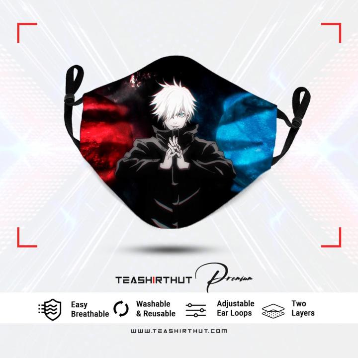 Jujutsu Kaisen Gojo Exclusive Anime Design Edition Facemask | Daraz.com.bd