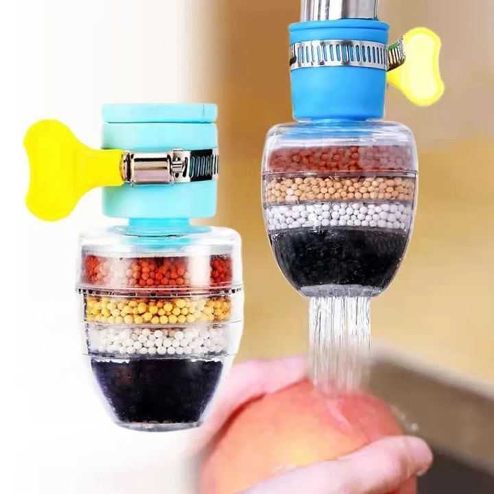 6-layers Kitchen Water Filter Tap Purifier for Home Sink, Bath and ...