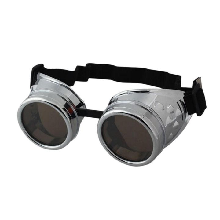 Cyber Goggles Steampunk Glasses Vintage Retro Welding Punk Gothic ...