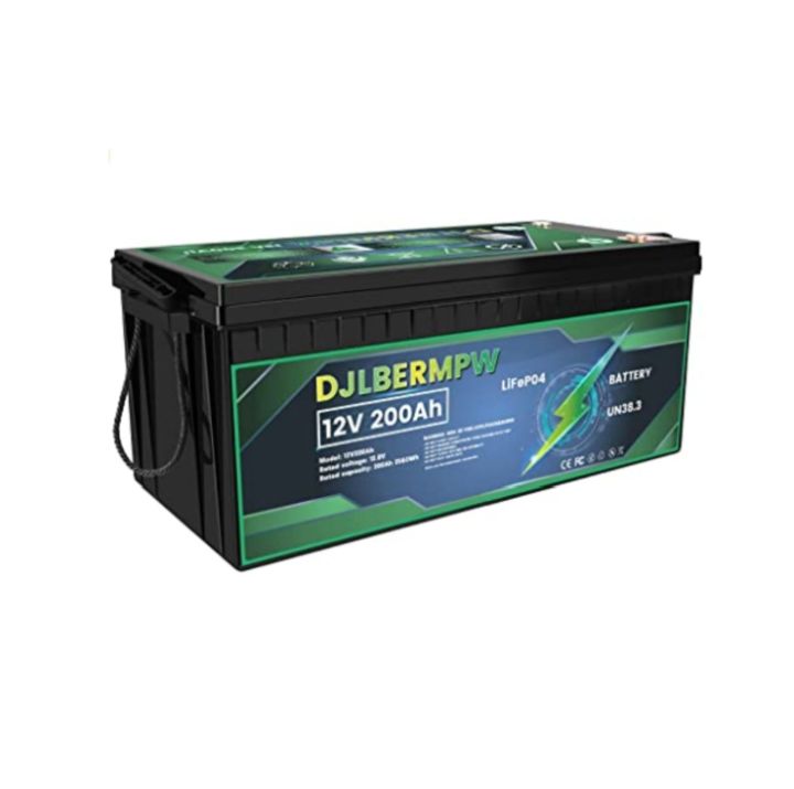DJDC 12V200AH Lithium battery long lasting battery 0 pollution High ...