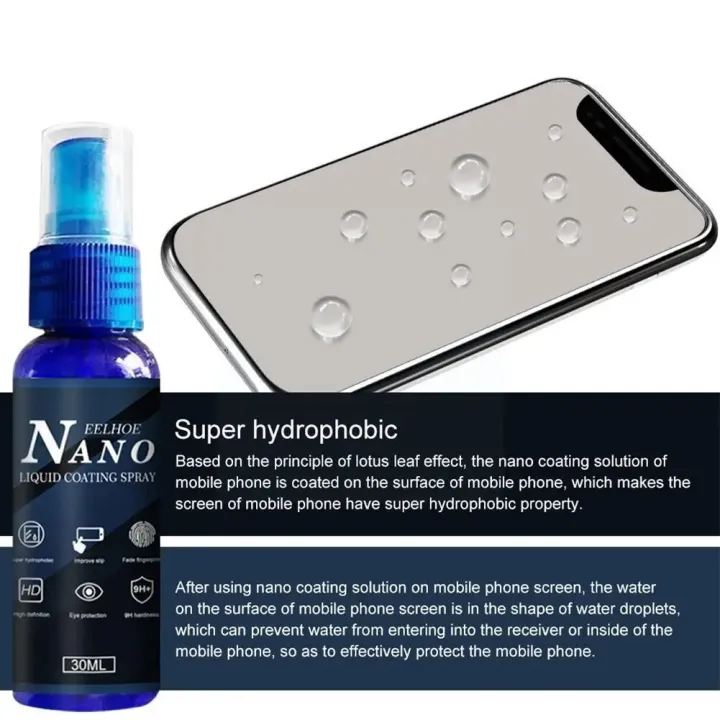 30ml Liquid Screen Protector Film Spray Scratch Solution Agent Coating ...