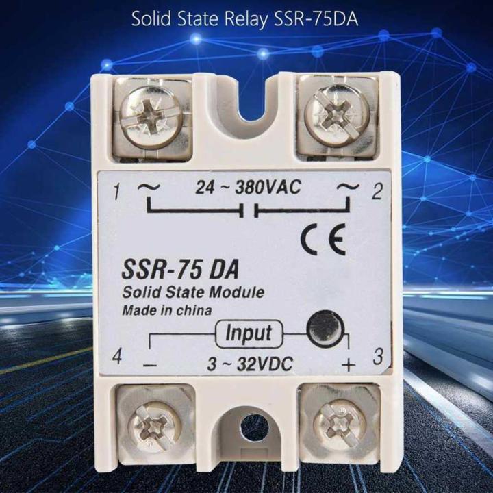 Solid State Relay DC- SSR-75DA 75A 3-32VDCto 24-380VAC SSR | Daraz.com.bd