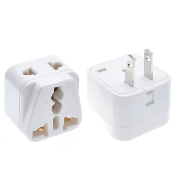 2 pin American USA Power Plug Adapter Tl Converter Australia UK USA EU ...