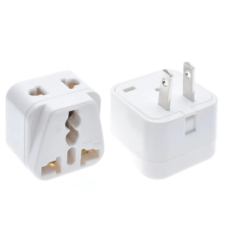 2 pin American USA Power Plug Adapter Tl Converter Australia UK USA EU ...